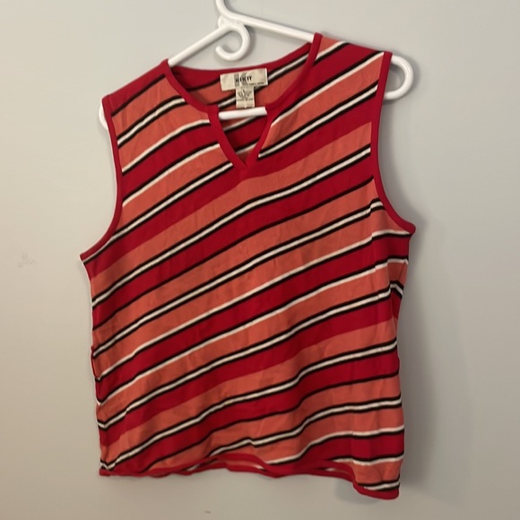 KIKIT | Sweaters | Vintage Kikit Maurice Sasson 0 Cotton Striped ...